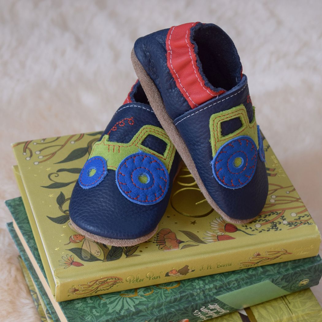 Tractor Navy | Boys Tractor Shoes | Inch Blue