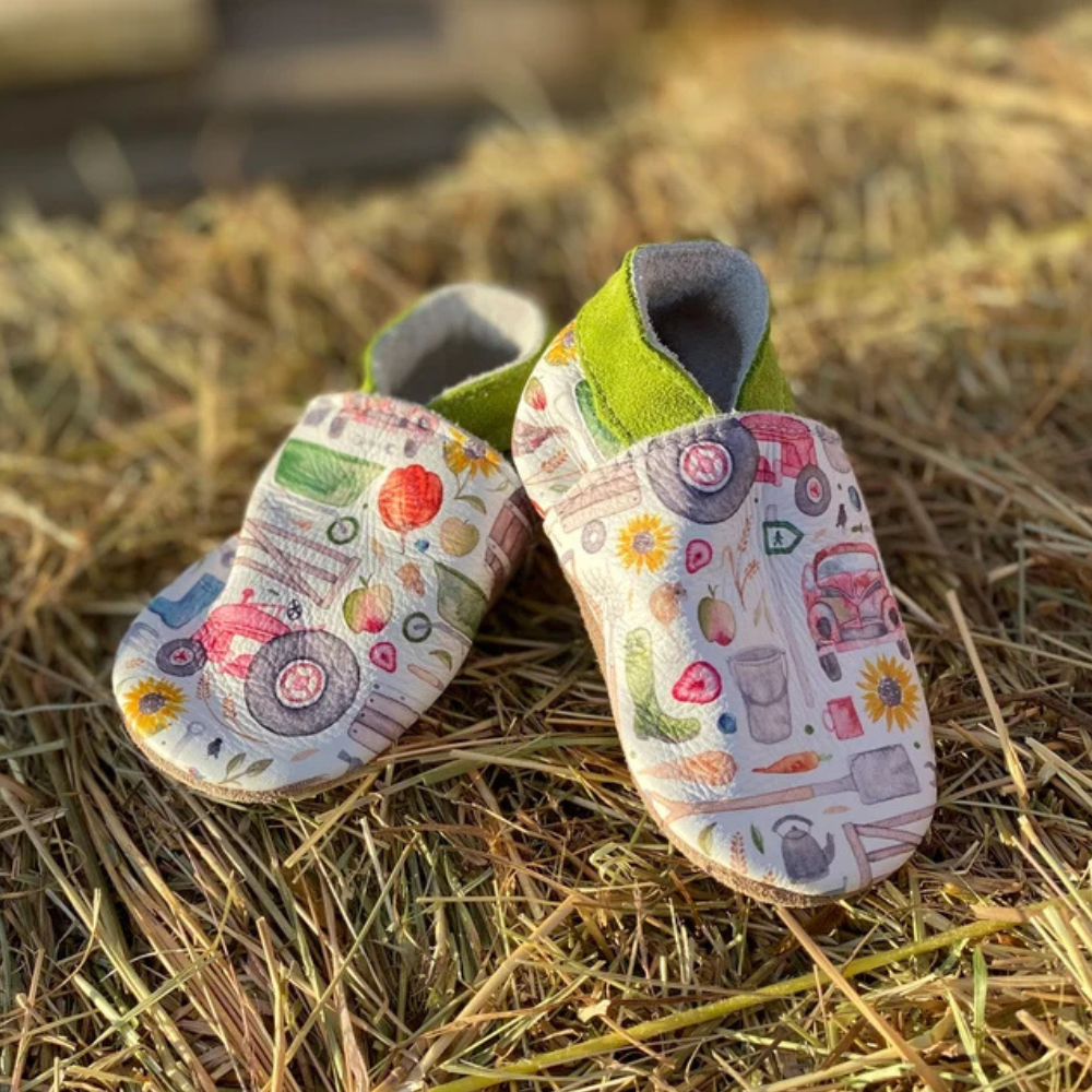 Farm by Elena O'Neill | Baby Farm Shoes | Inch Blue