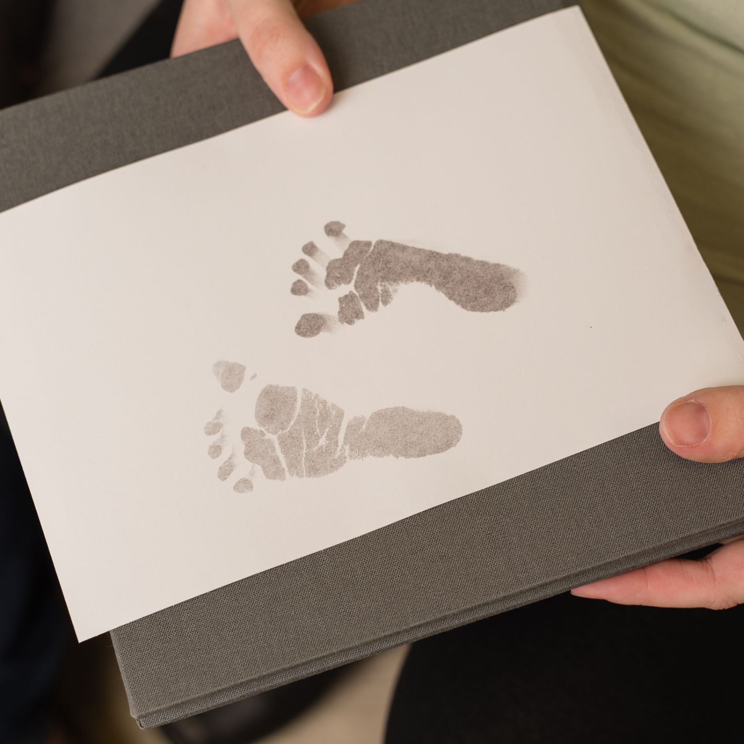 Baby Footprint Kit | Inkless Footprints | Keepsake | Baby Gift | Inch Blue