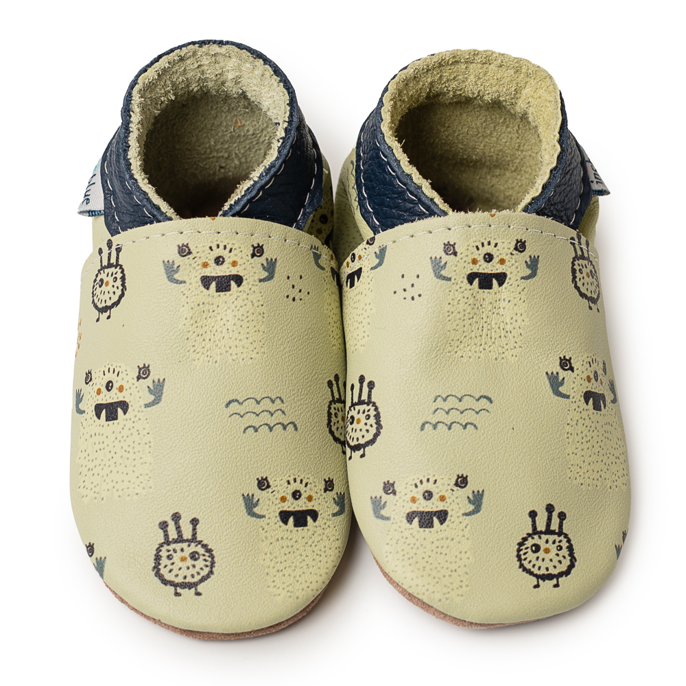 Mikey Monster Minty | Monster Toddler Shoes | Inch Blue