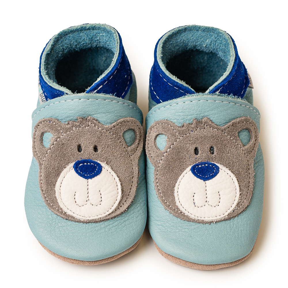 Teddy Sky Blue | Baby Boy Shoes | Inch Blue