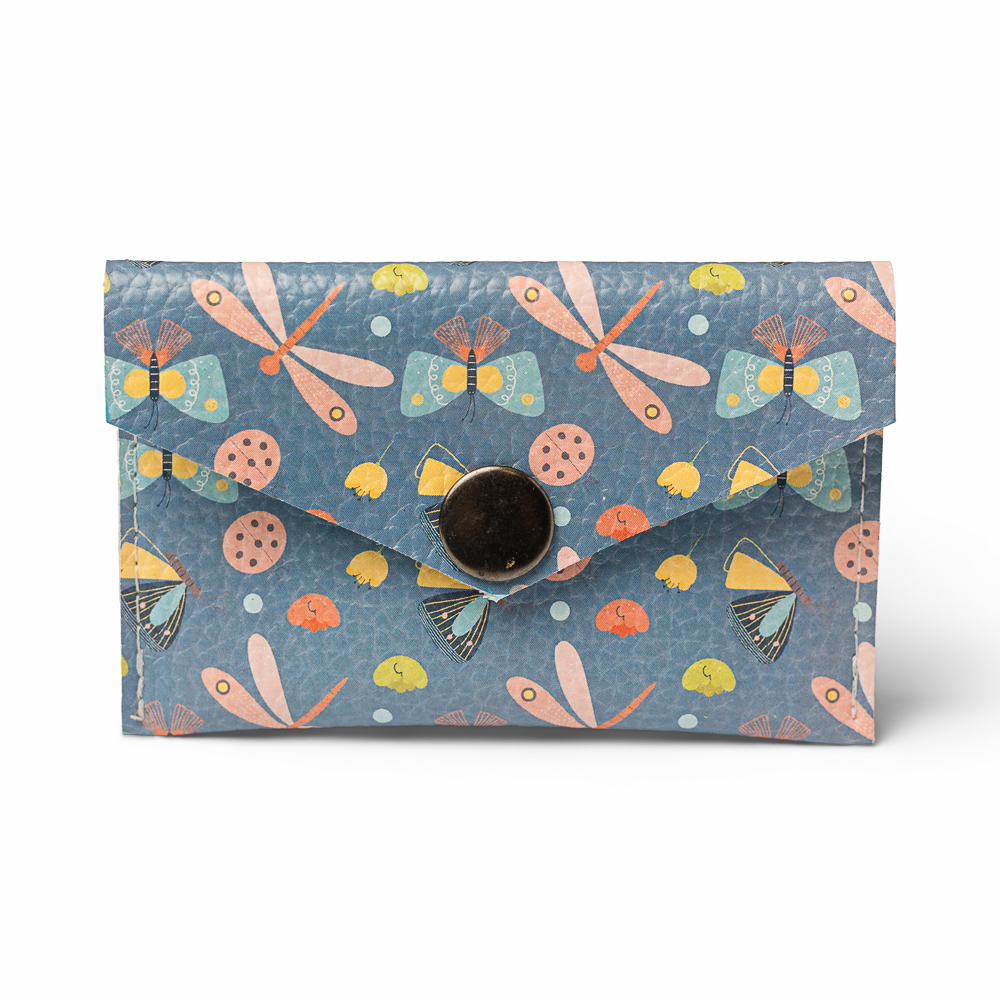 Vivian Coin Purse | Leather Coin & Card Purse | Inch Blue